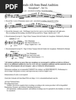 2026 All State Audition Info | PDF | Orchestras | Trombone