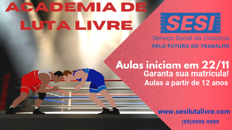 Aulas de Luta Livre a partir de 12 anos | PDF