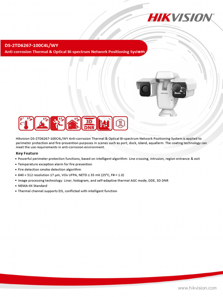 DS-2TD6267-100C4L WY 5.5.79 en-US 20231208 | PDF | Aperture