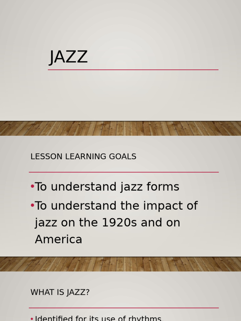 Jazz | PDF