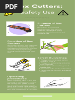 Safe Box Cutter Usage Guidelines | PDF | Knife | Tools