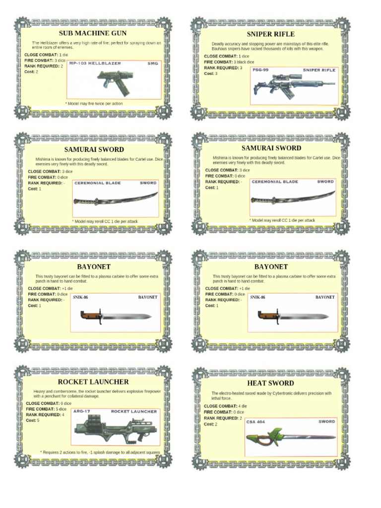 Iege Wargear 1 | PDF