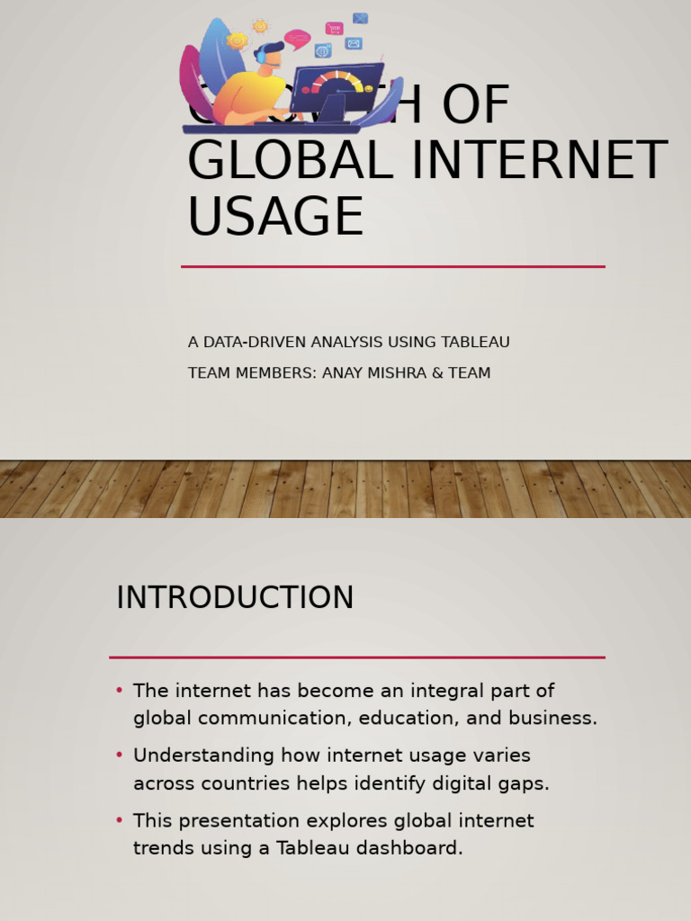 Growth of Global Internet Usage Presentation | PDF | Internet Access ...