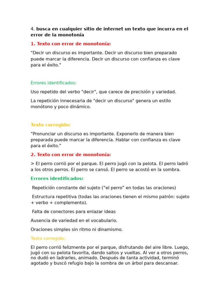 Español (Monotonia) | PDF