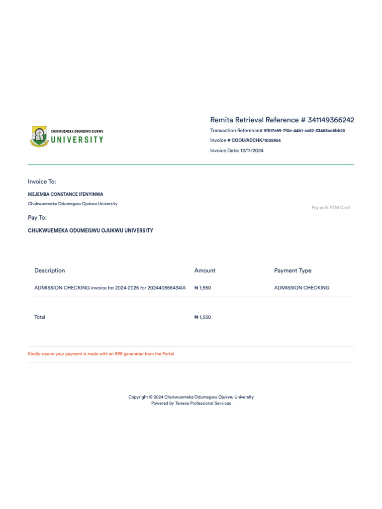 COOU SM Core Portal | PDF