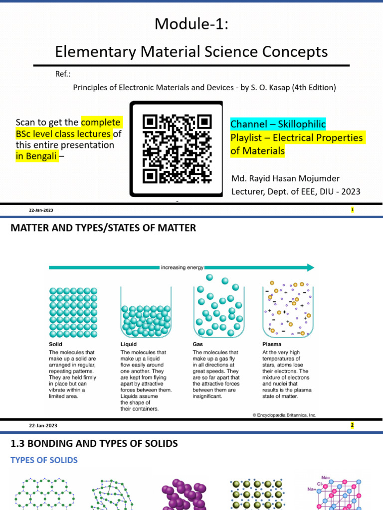 Basic Lecture On Crystal Structure | PDF | Crystal Structure | Chemical Bond