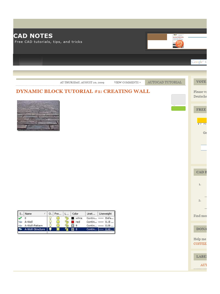 Learn Dyn Blocks Making | PDF | Auto Cad | Software