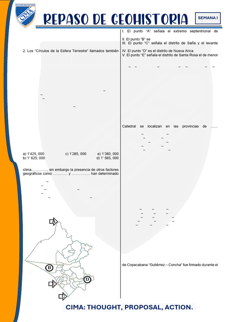 I Semana de Geohistoria | PDF | Perú