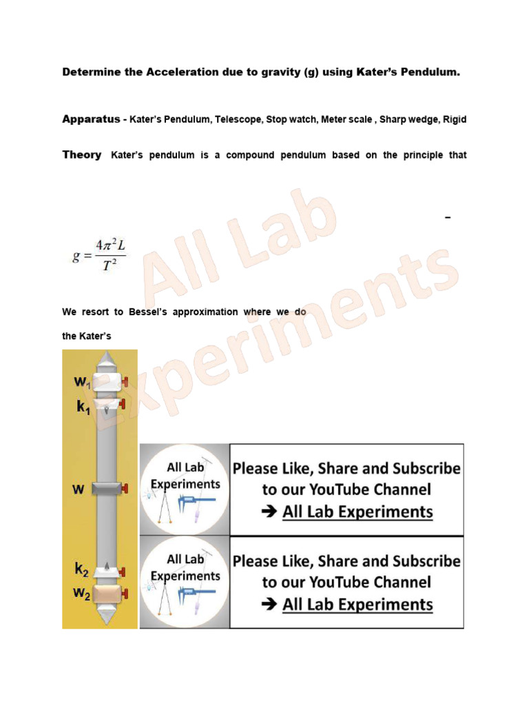 Katers Pendulum File | PDF