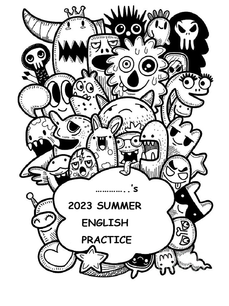 Summer English Practice Workbook 2023 | PDF