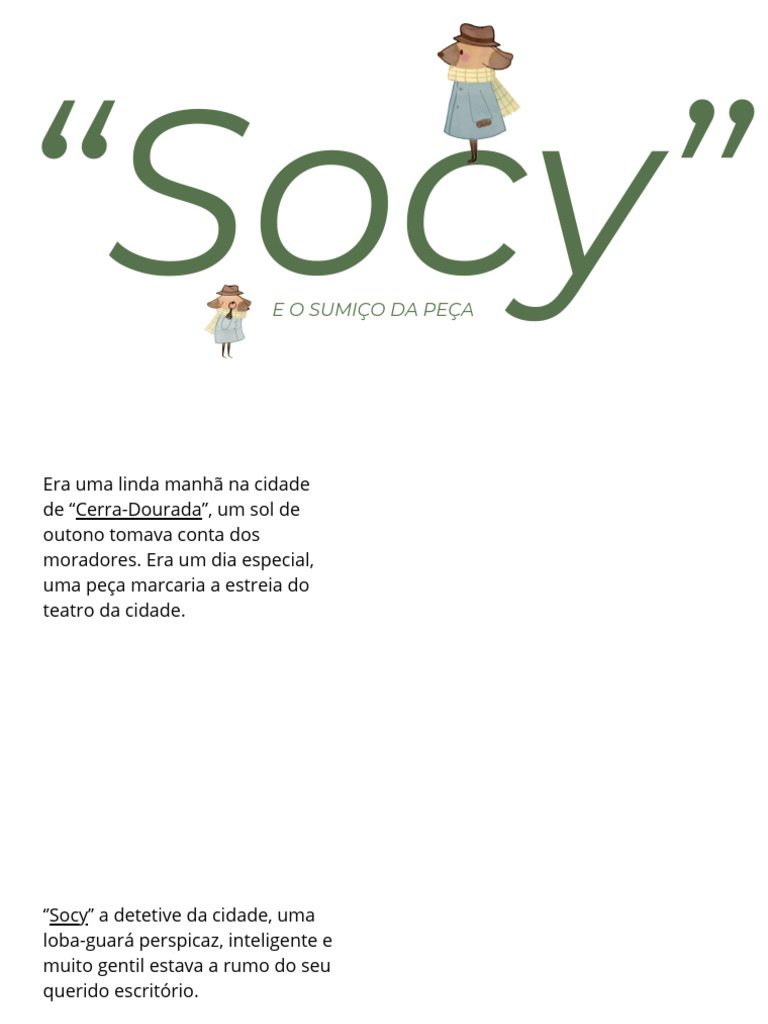 A Detetive Socy e o Mistério do Teatro | PDF | Teatro