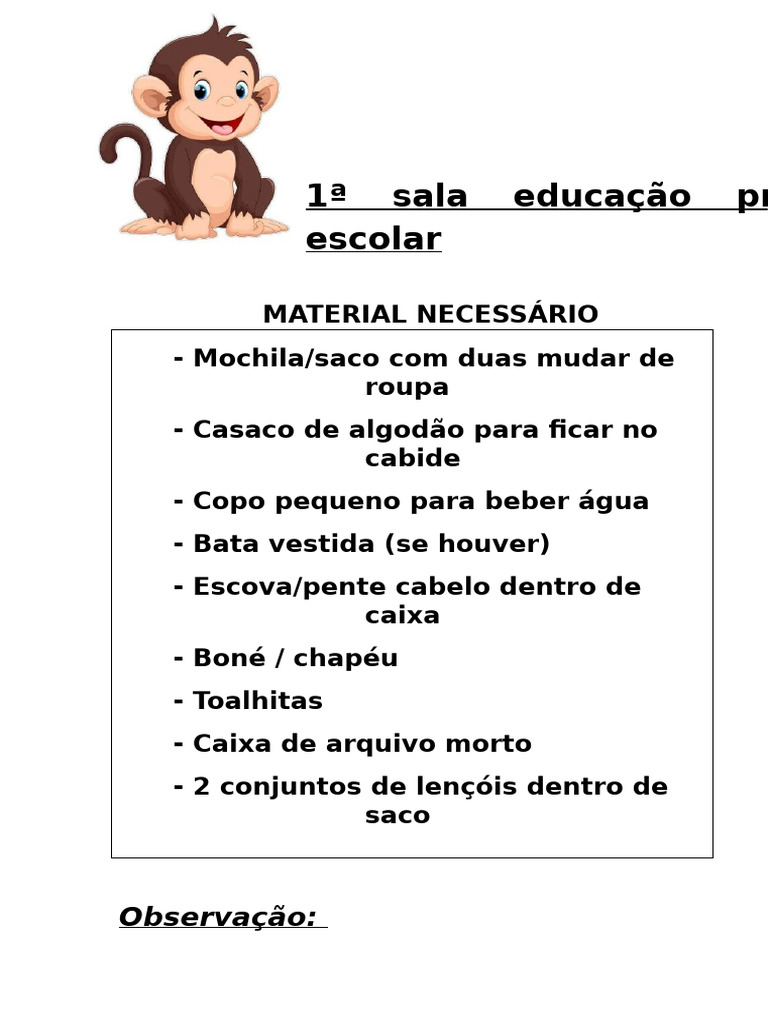 Lista de Material CR | PDF