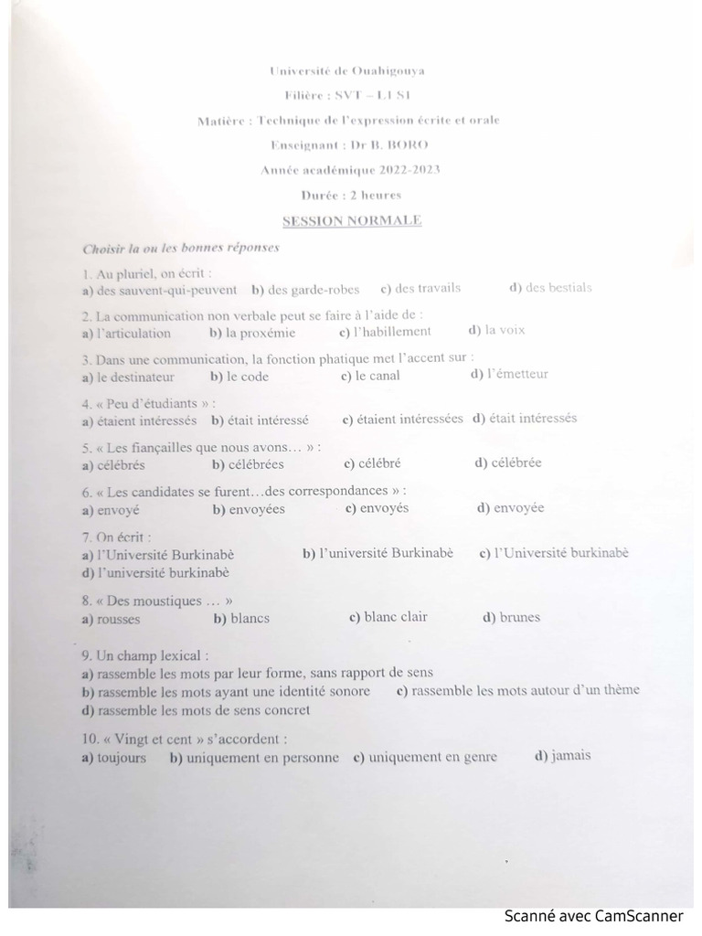 Ancien Devoir P.2022-1 | PDF