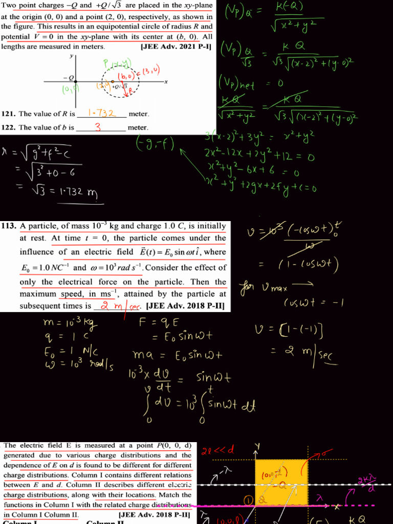 Jee Adv Pyq Es | PDF