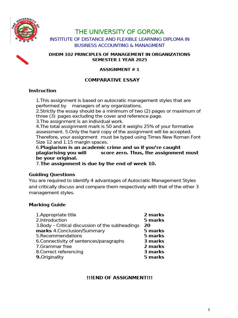 DHDM 102 Assignment #1 | PDF