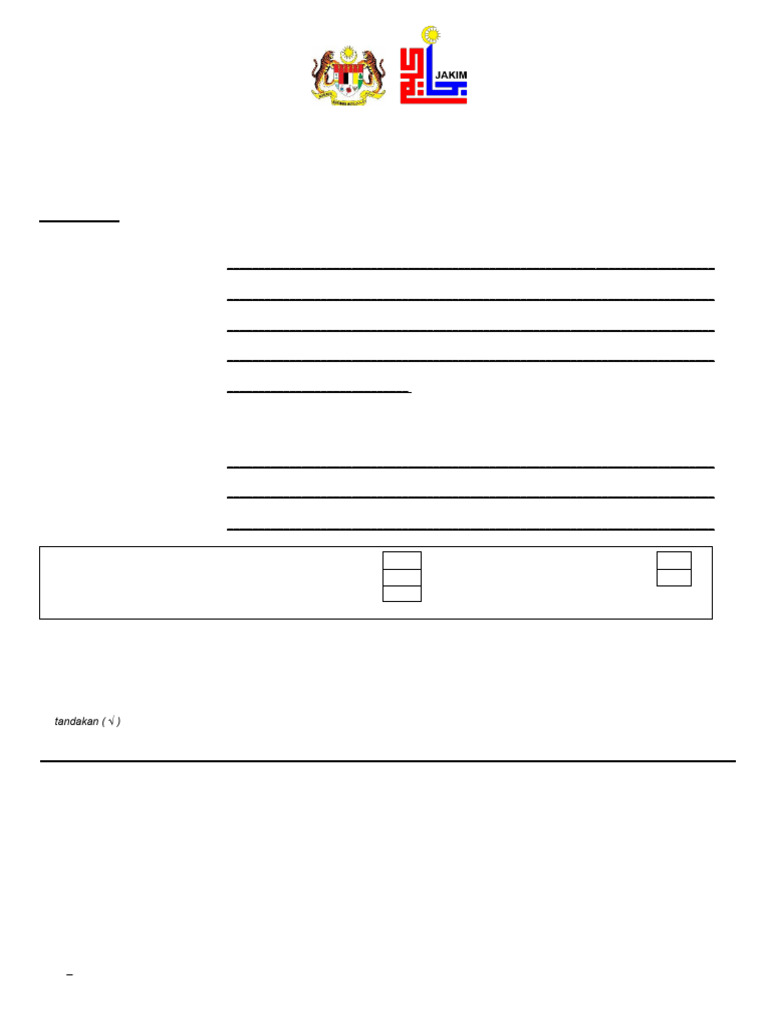 Borang Pendaftaran Calon Upkk 01 | PDF
