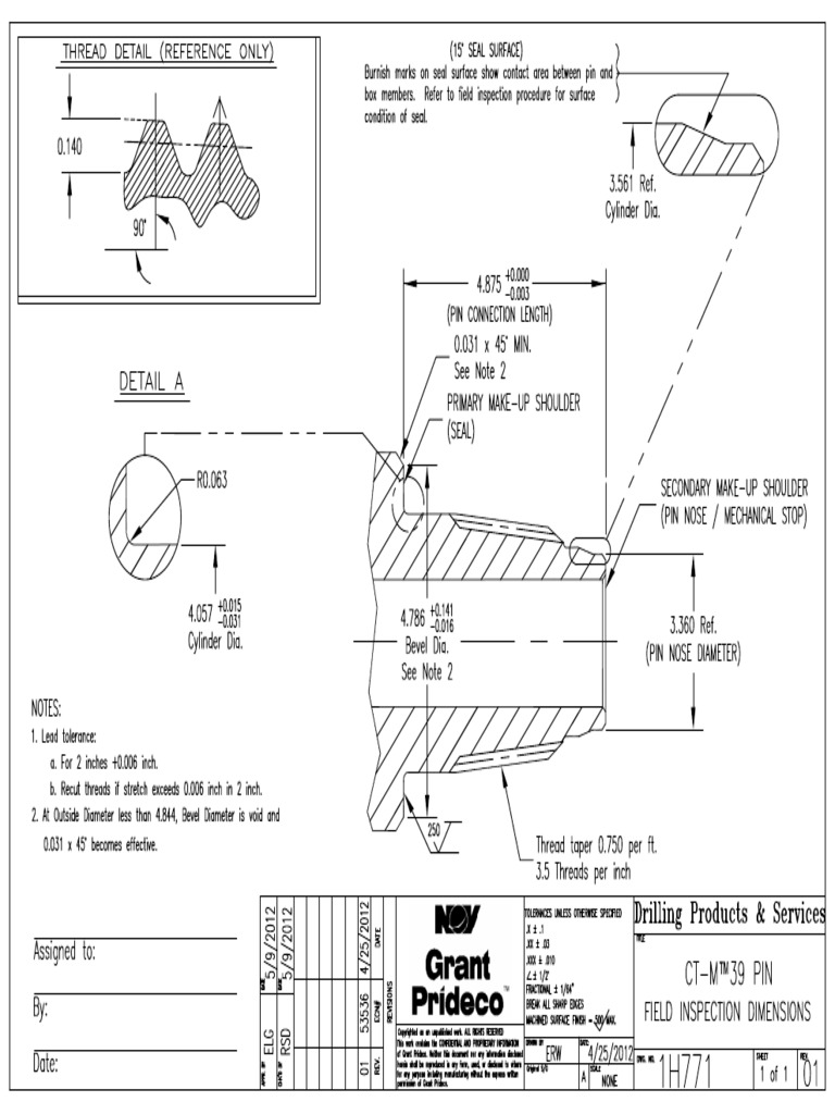 CT-M39 Pin 1H771 Rev 01 | PDF
