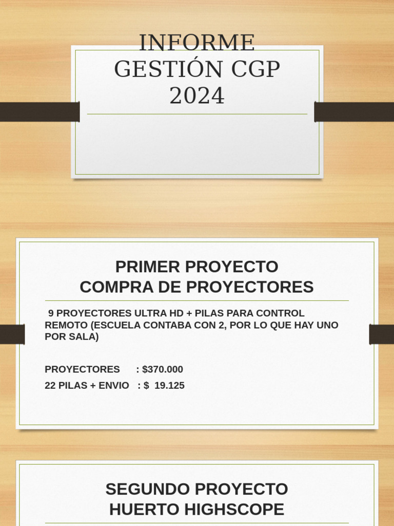 Informe Gestión CGP 2024 | PDF
