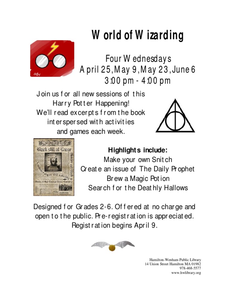 Harry Potter Activities for Kids | PDF