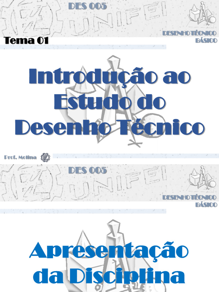 DES005 Tema01 | PDF | Desenho técnico | Desenho