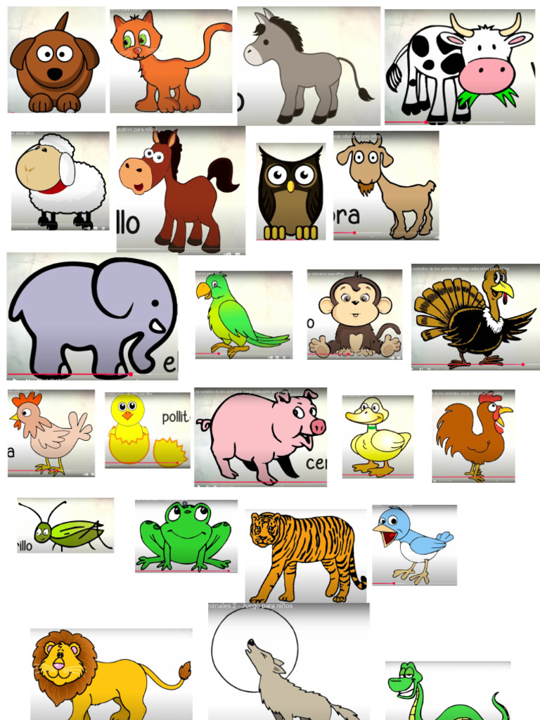 Los Sonidos de Los Animales | PDF