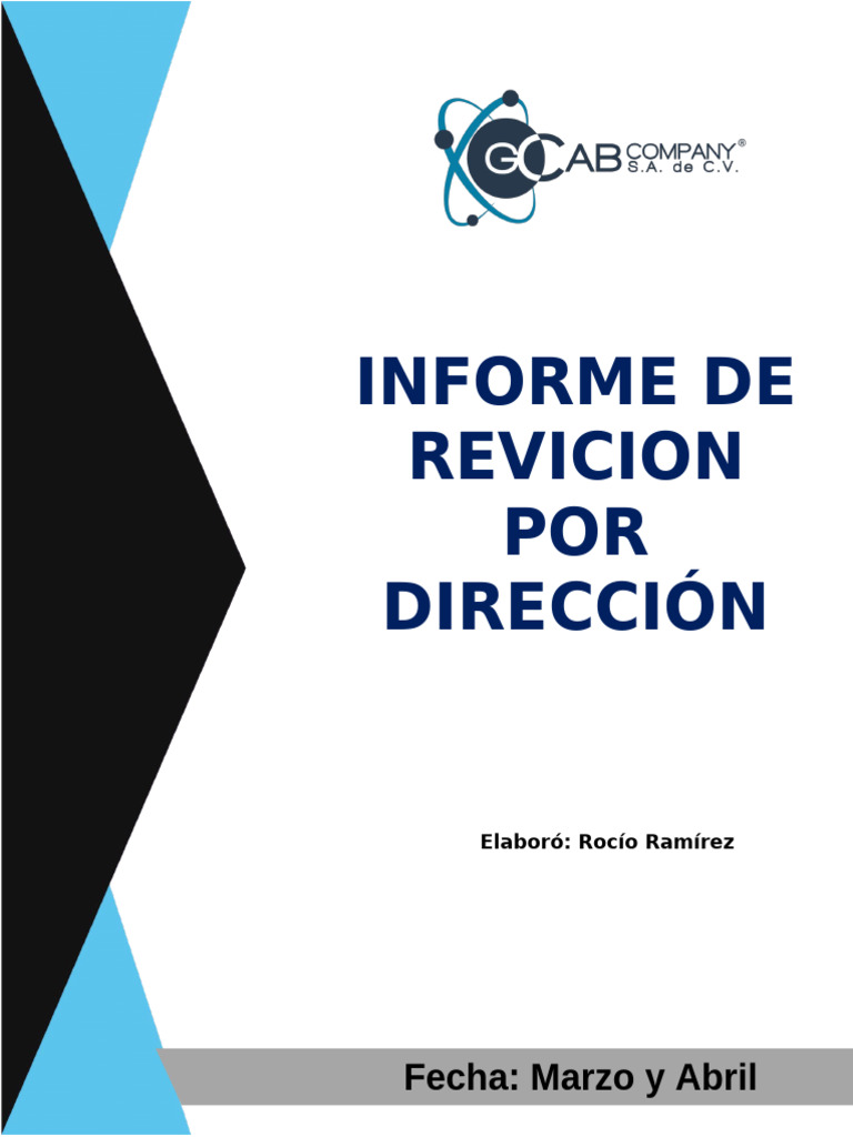 FO-SGC-13__Informe_de_revisión_por_Dirección_(7)_produccion[1] | PDF | Sistema de manejo de ...