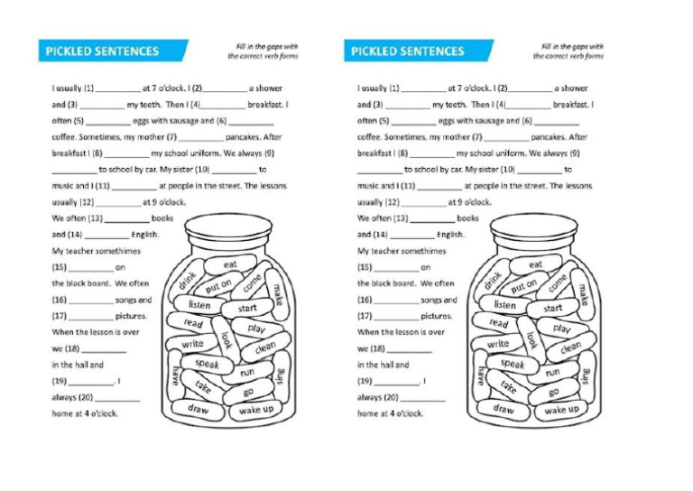 Present Simple-6th Grade | PDF