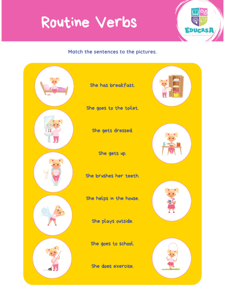 Routines - Activity Book | PDF