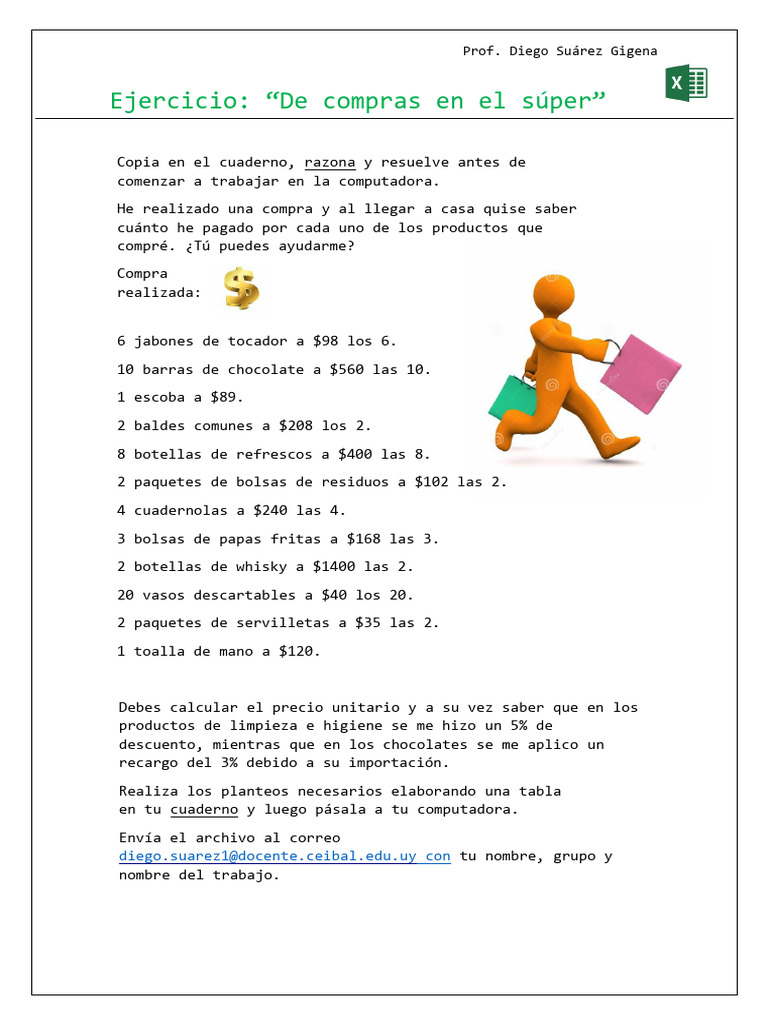 4-Ejercicio - de Compras en El Super | PDF