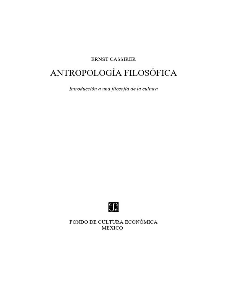 Antropologia Filosofica Ernest | PDF | Sócrates | Conocimiento