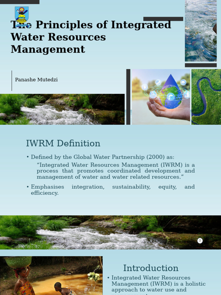 Group 5 - The Principles of Integrated Approach To WRM | PDF | Water ...