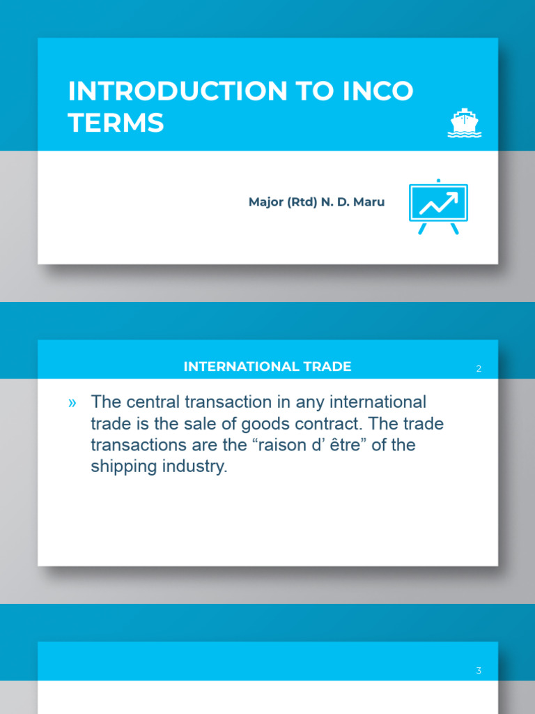 Emailing Lecture 1 - InCO Terms | PDF | Business | Trade