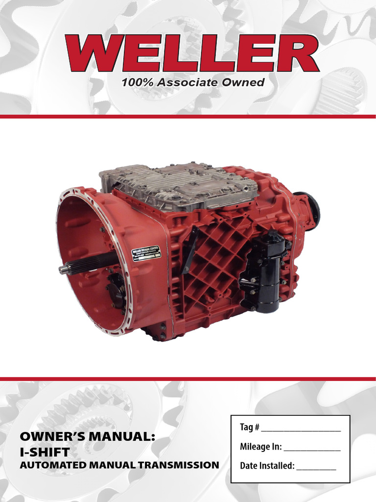 Weller I-Shift Transmission Manual | PDF | Manual Transmission | Clutch