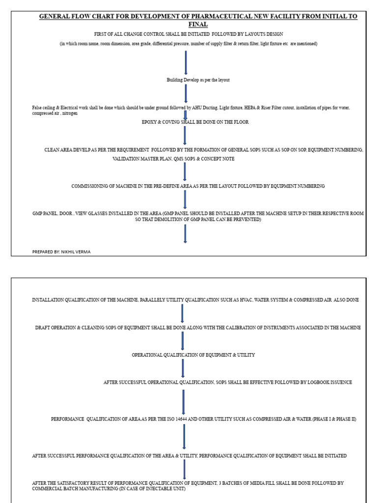 Flowchart For The Development of New Facility 1741319304 | PDF