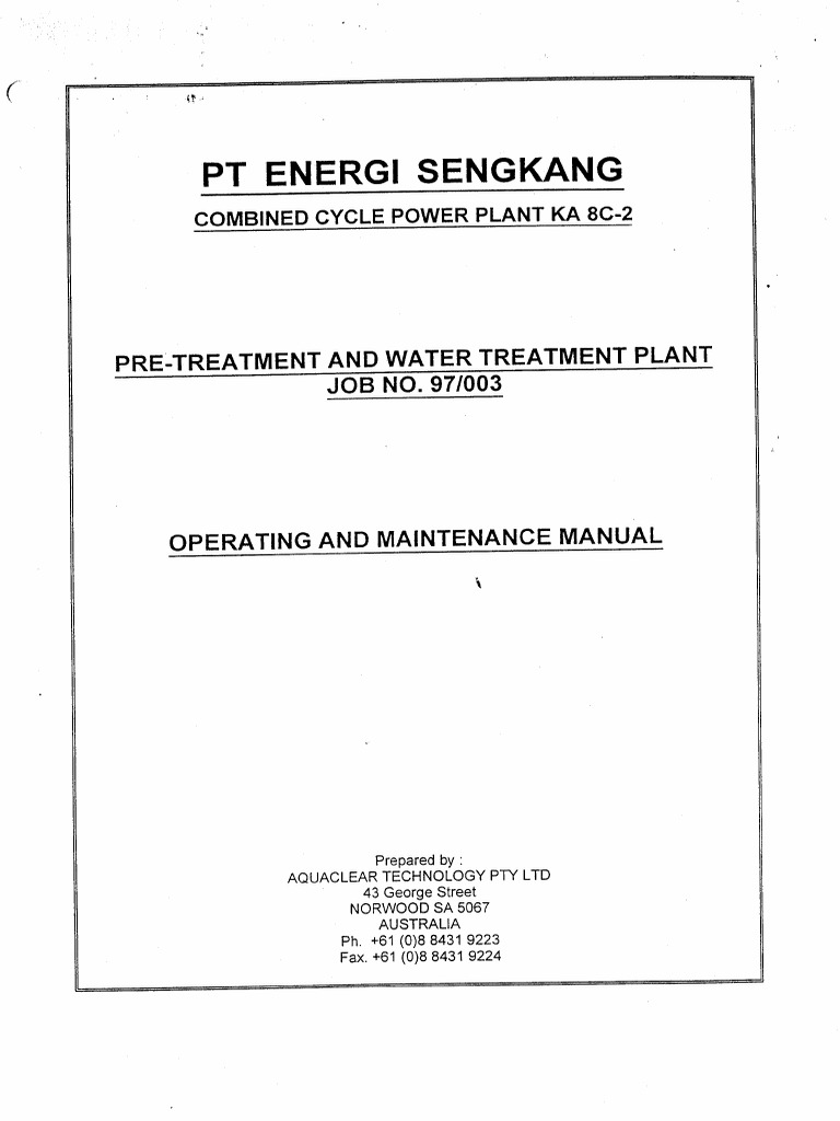 Pre-Treatment and WTP | PDF