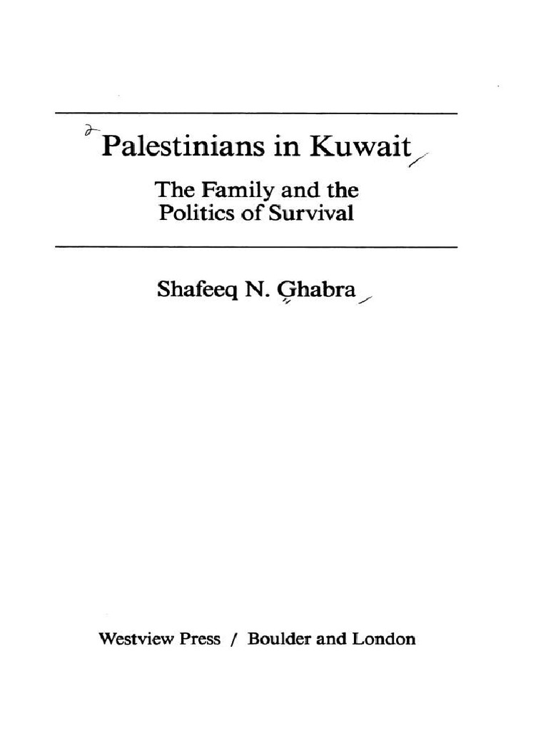Palestinians in Kuwait | PDF