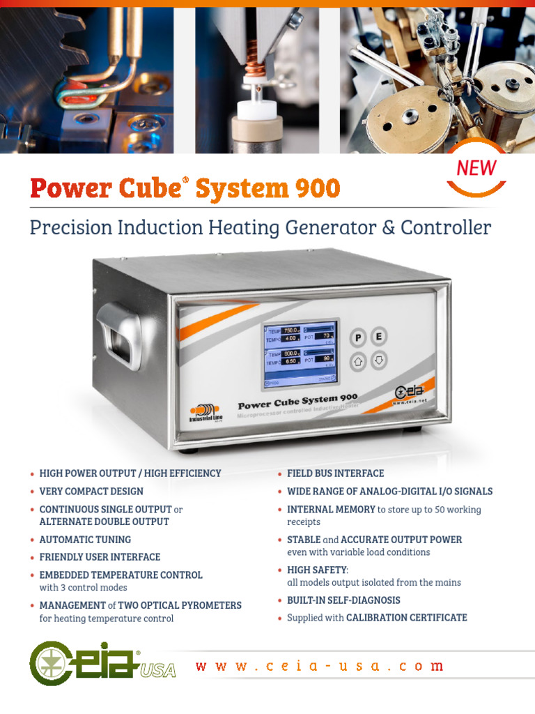Power Cube System 900 Brochure US | PDF | Electric Generator | Temperature