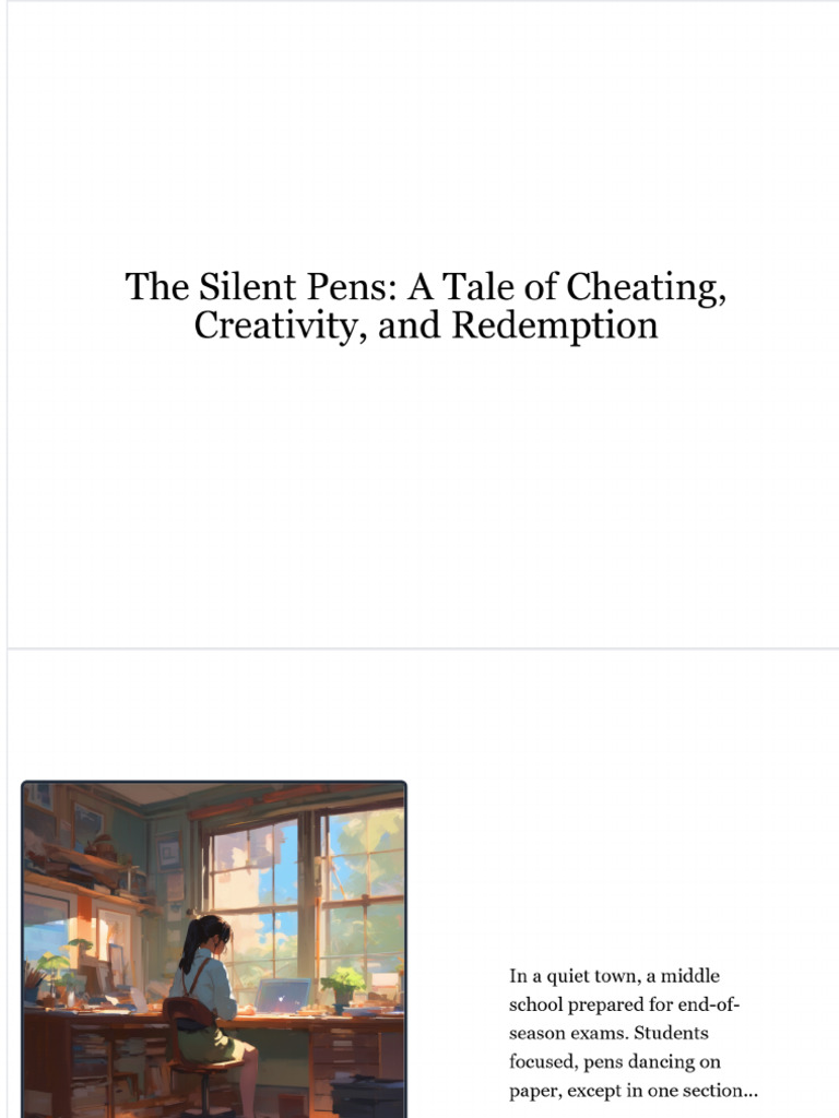 OnceUponABot - The-Silent-Pens - A-Tale-of-Cheating - Creativity - And ...