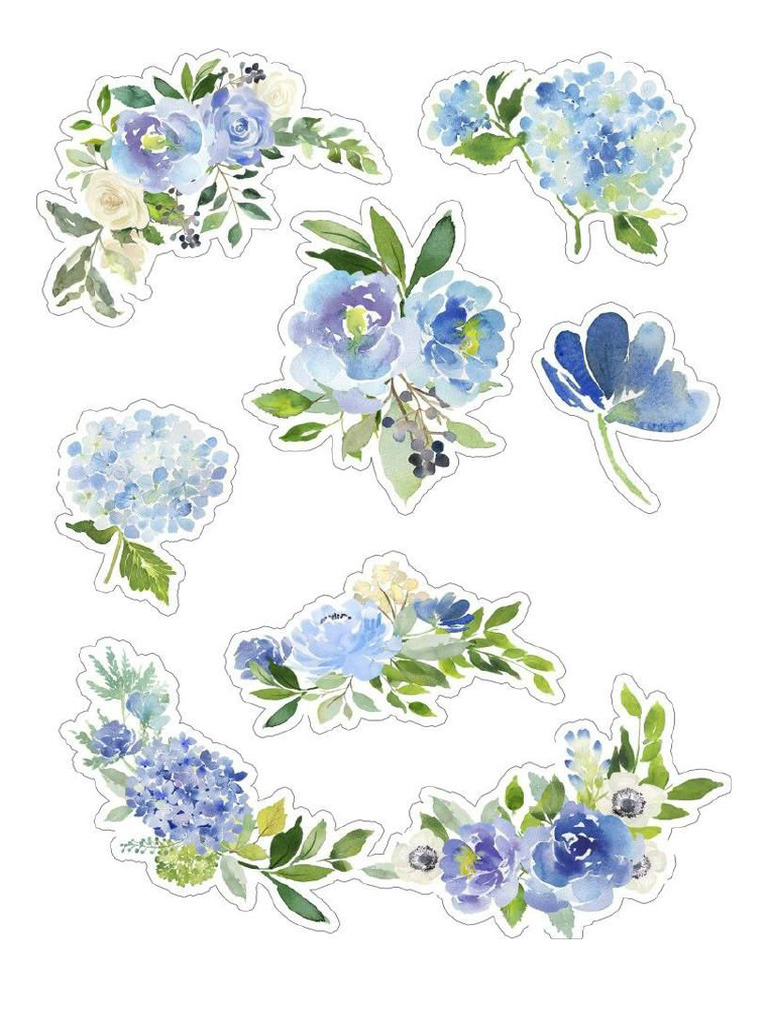 Floral Sticker Sheets | PDF