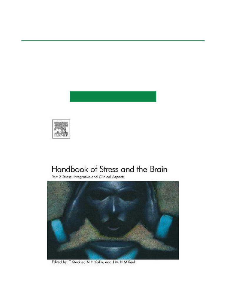(Hot Now) Handbook of Stress and The Brain Part 2 Stress Integrative ...