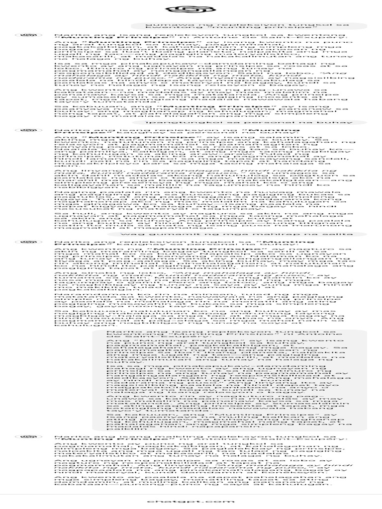 Repleksyon Sa Munting Prinsipe | PDF