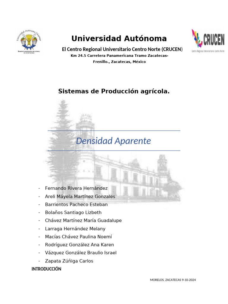 Densidad Aparente 1 | PDF | Suelo | Densidad