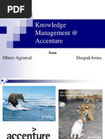 Accenture's Knowledge Management Strategy | PDF | Accenture | Consultant