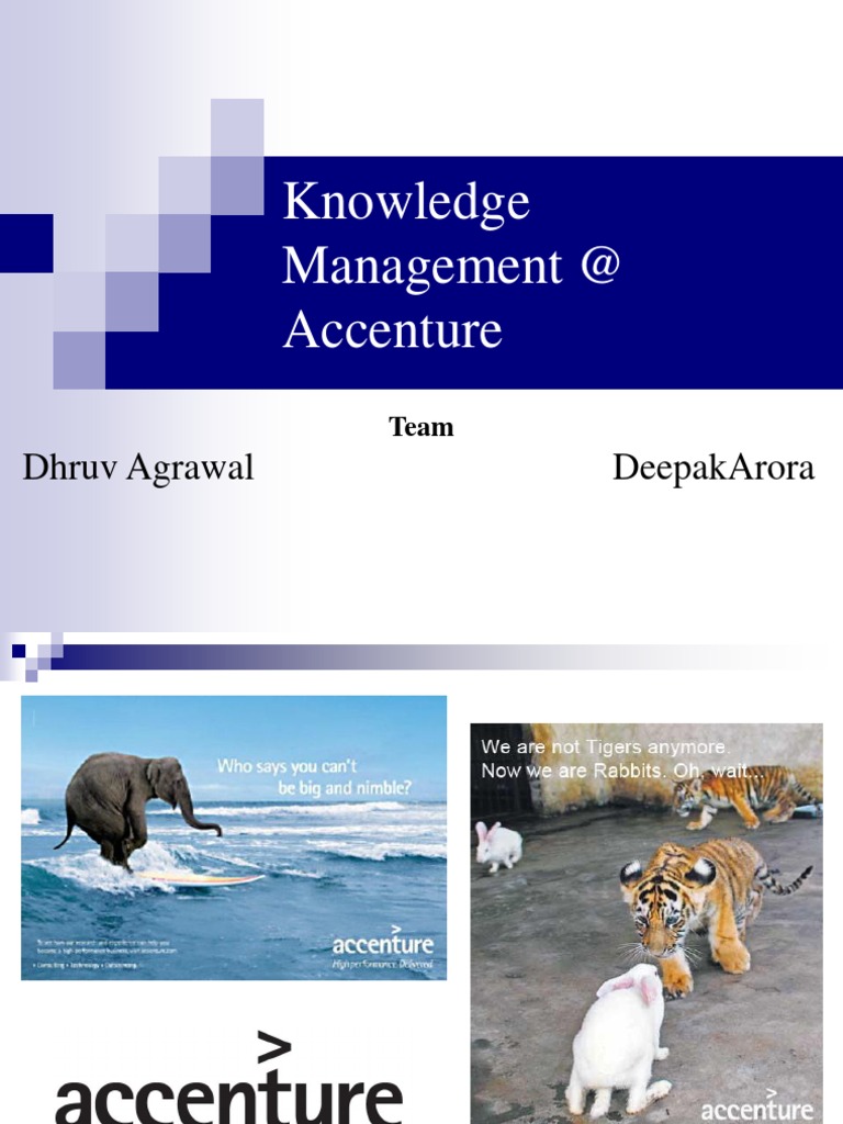 KM Accenture | PDF | Knowledge Management | Strategic Management