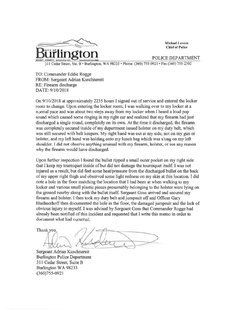 Burlington Police Internal Emails | PDF | Trigger (Firearms ...