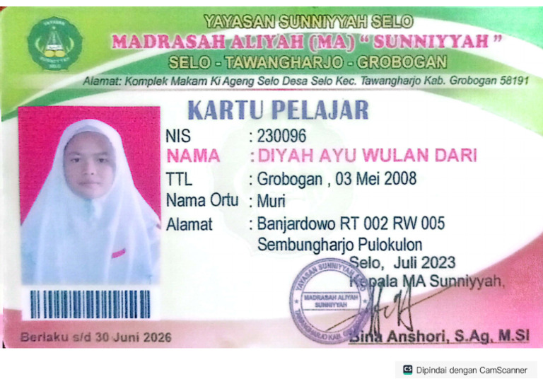 Diyah Ayu Wulan Dari | PDF