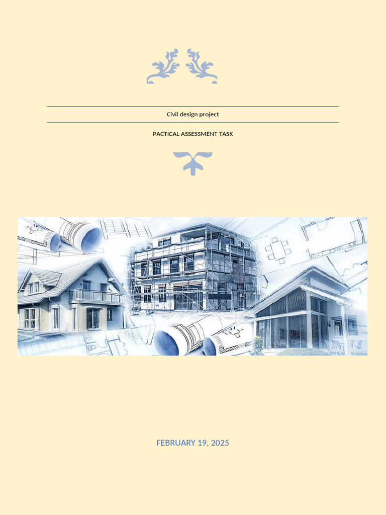 Civil Design Project GRADE 12 2025 | PDF | Bathroom | Home