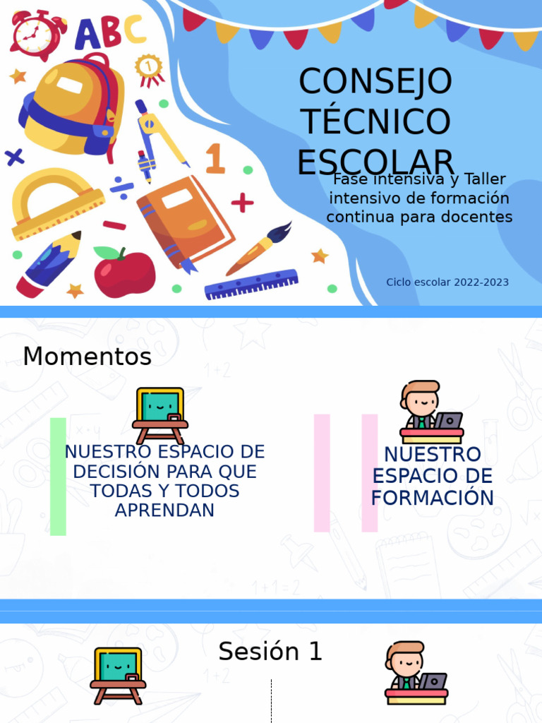 ☯️♈ Presentación CTE Fase Intensiva 2022-2023 | PDF | Plan de estudios | Evaluación