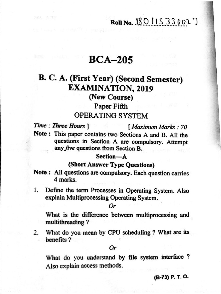 Bca Os (2019) | PDF