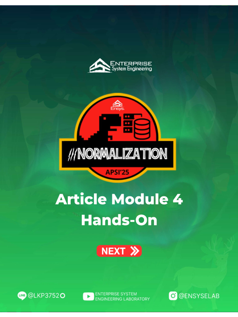 Article Module 4 Normalization | PDF